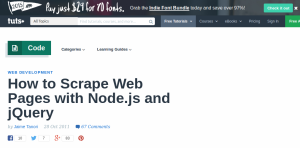 Node.js Website Crawler Tutorials | Potent Pages