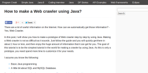 Java Website Crawler Tutorials | Potent Pages