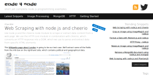 Cheerio Website Crawler Tutorials | Potent Pages
